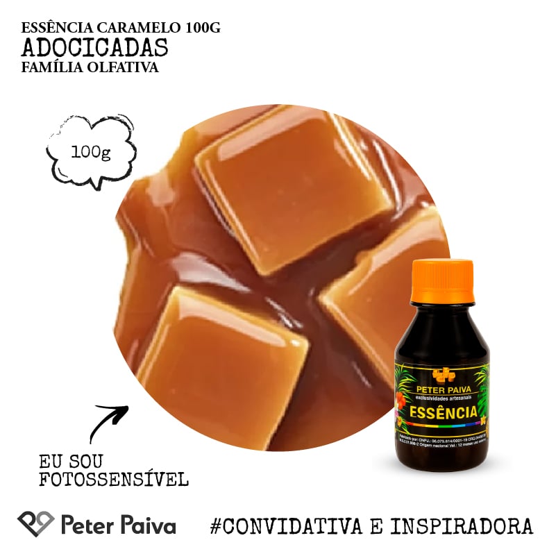 Essência Caramelo 100g | Peter Paiva