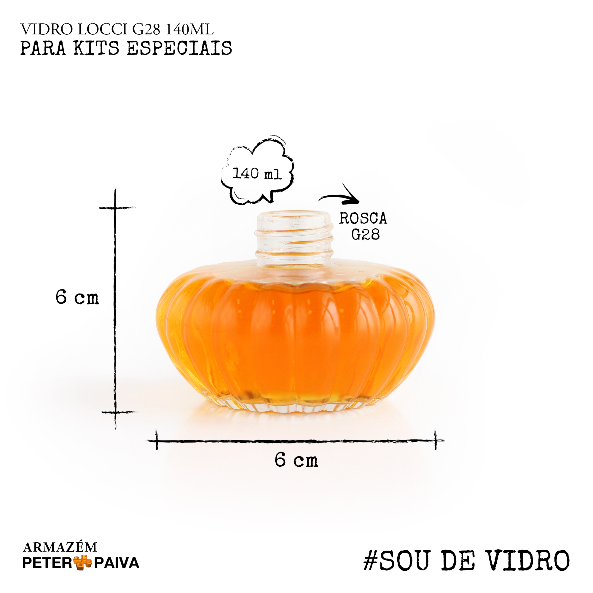Vidro Locci G28 140ml